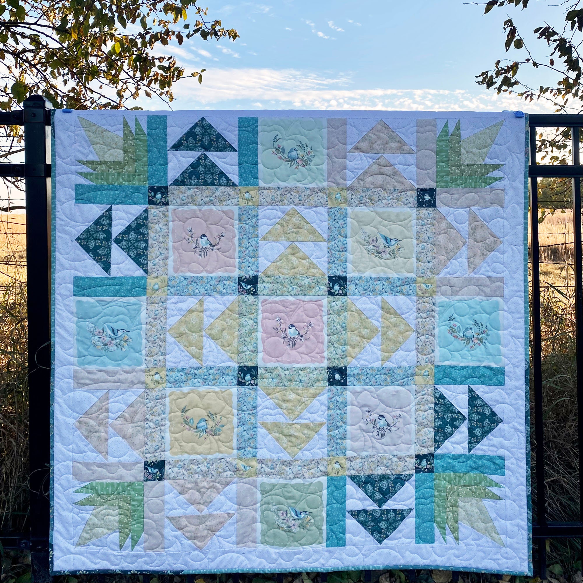 Songbirds and Sashing A Paper Foundation Quilt Pattern - Etsy