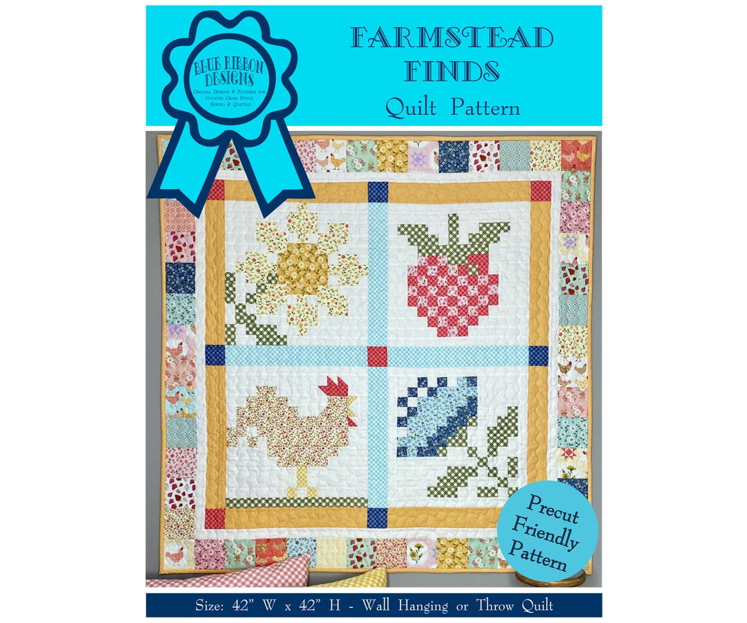Farmstead Finds Quilt Pattern: Traditional Wall Hanging or Throw (paper ...
