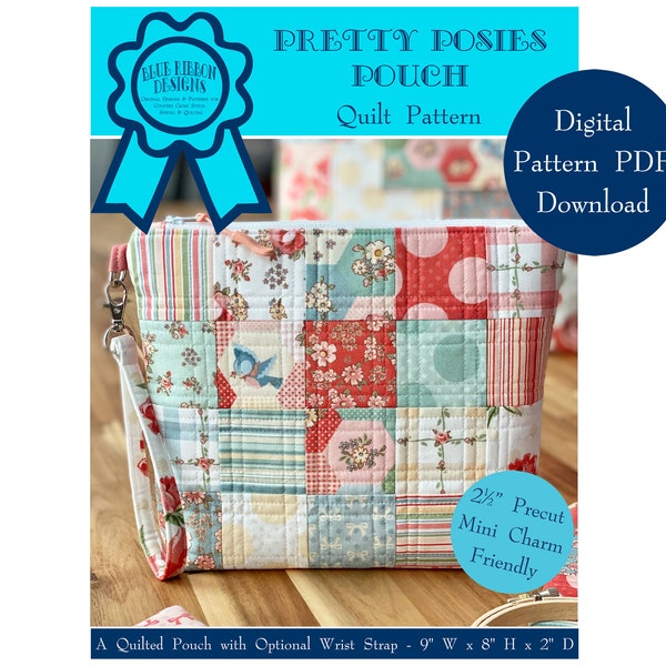 Quilted Pouch Pattern - Etsy