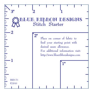 Stitch Starter Ruler - Etsy