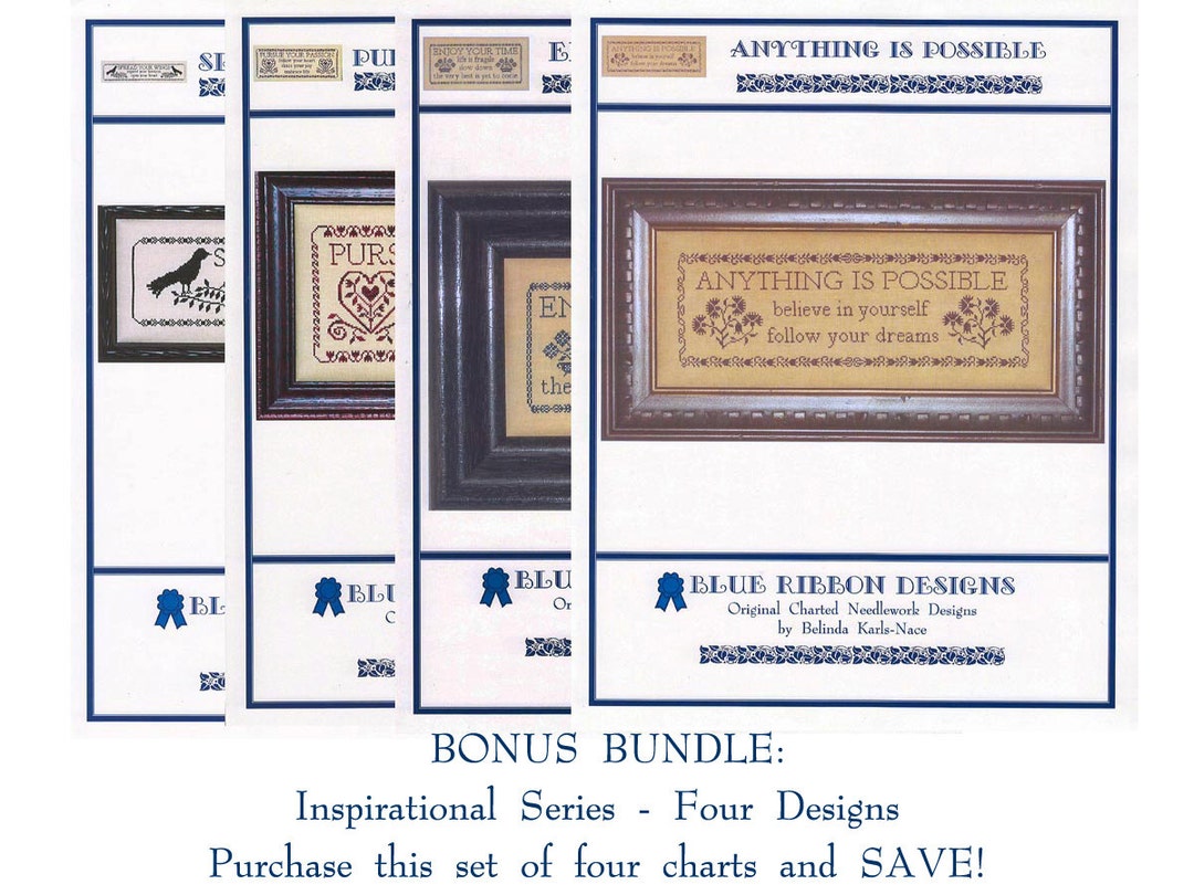 Blue Ribbon Designs - Inspirational Series - Bundle (all 4 Charts ...