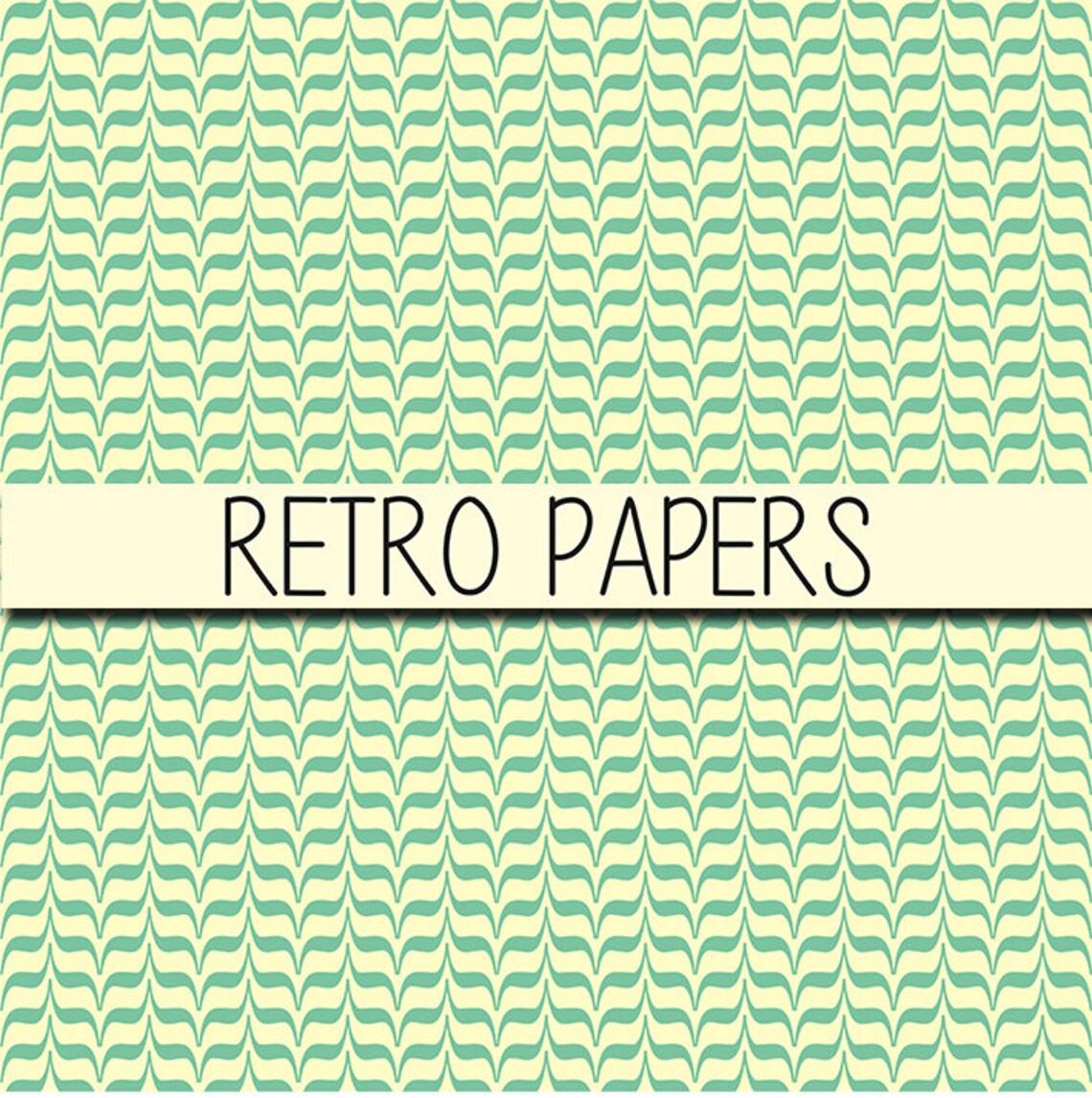 Retro Paper Pack Instant Download Set of 14 Digital - Etsy UK