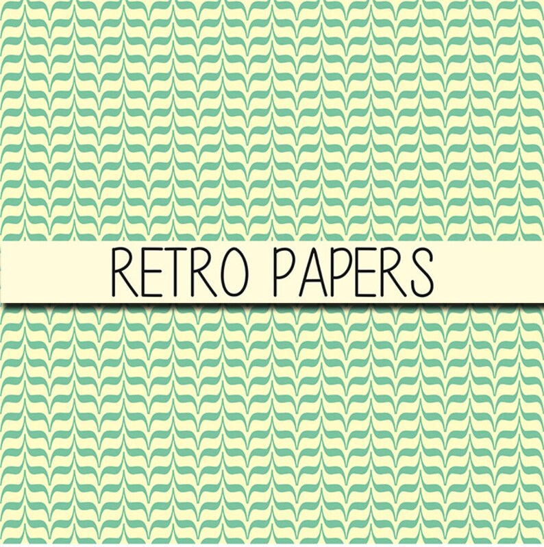 Retro Paper Pack Instant Download Set of 14 Digital - Etsy UK