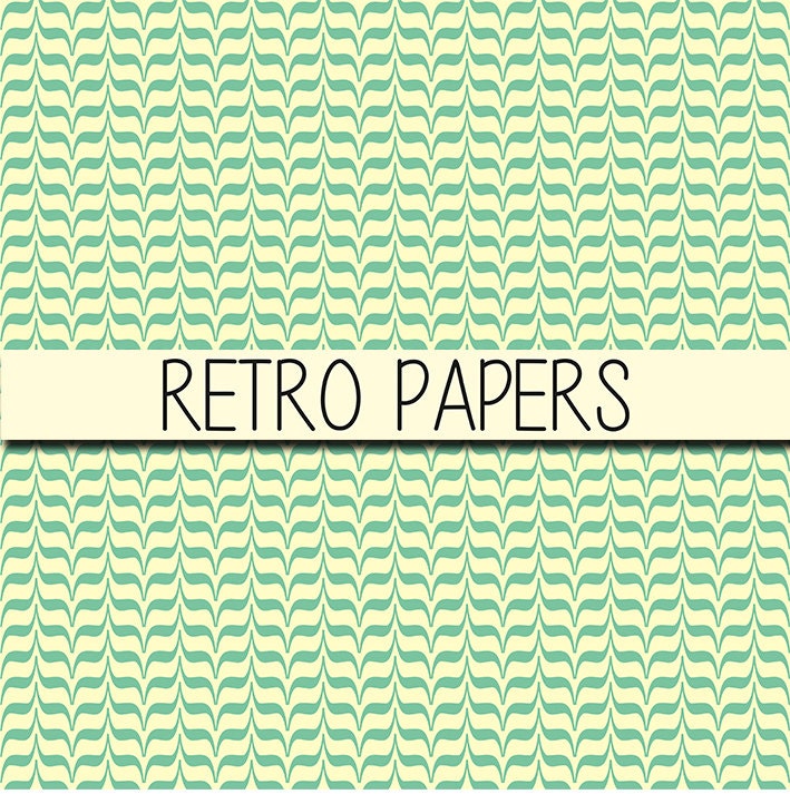 Retro Paper Pack Instant Download Set of 14 Digital - Etsy UK