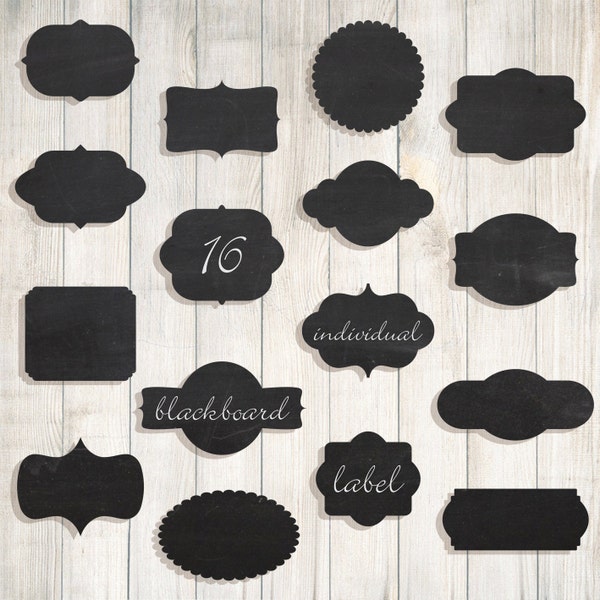Blackboard Labels - Etsy