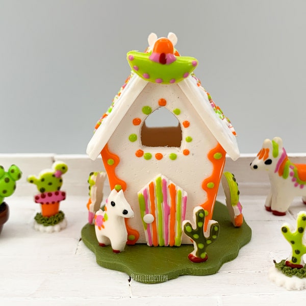 Miniature Gingerbread House - Etsy