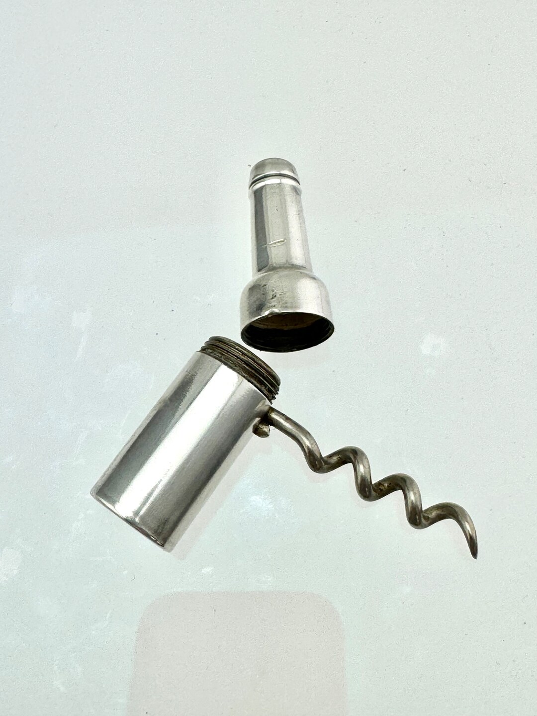 Early 1900's American STERLING SILVER Roundlet Corkscrew Bottle Opener ...