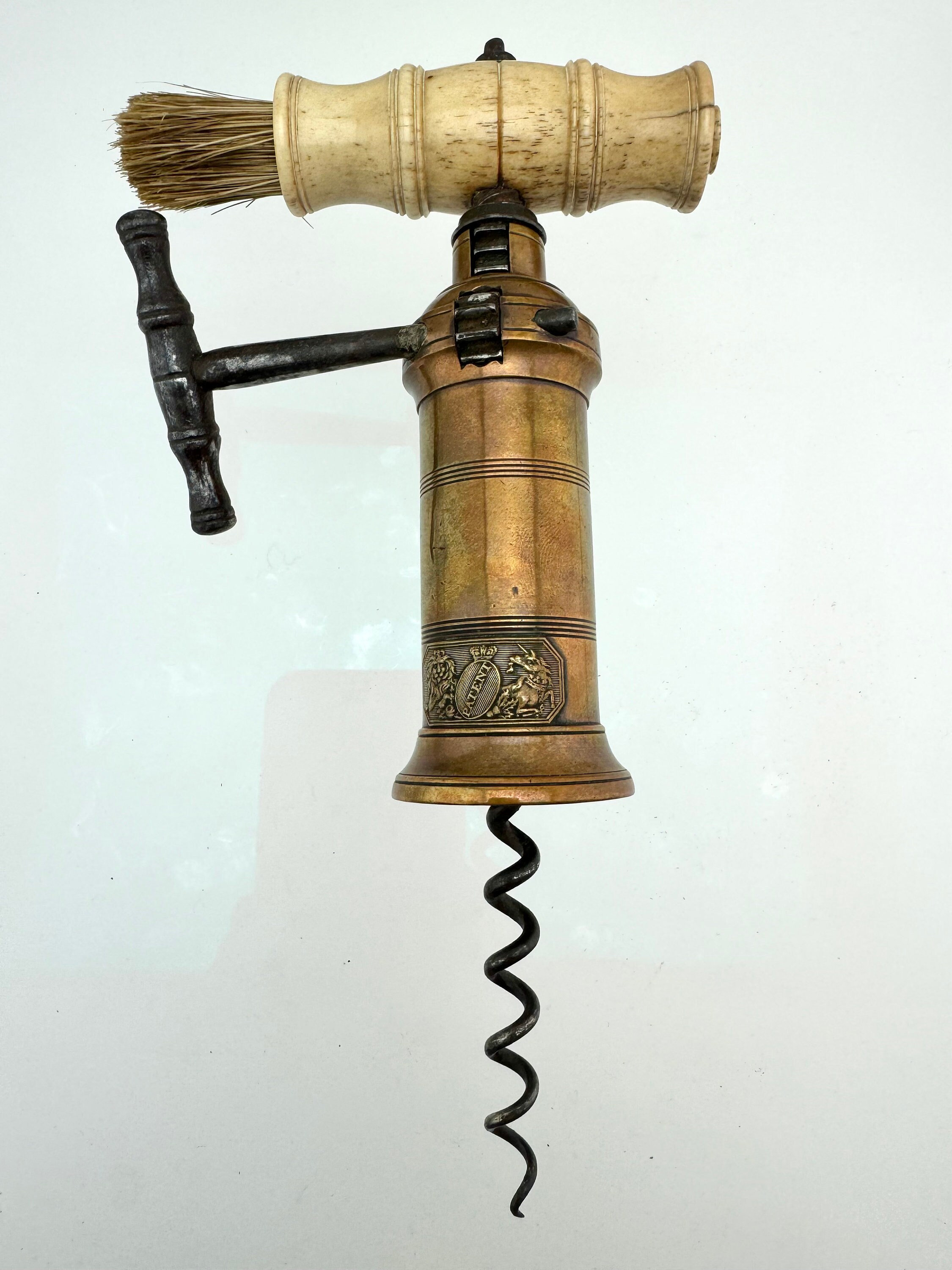 PATENT Badge KINGS SCREW Thomason Type 1800's England Mechanical ...