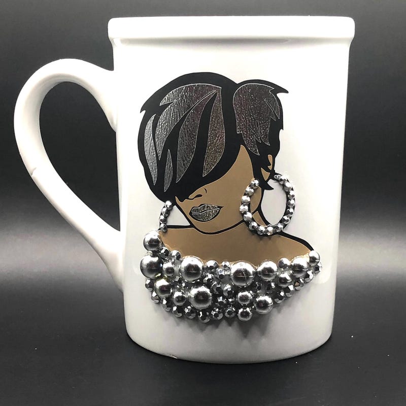Afro Bling Mug - Etsy