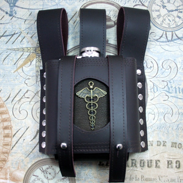 Steampunk Flask - Etsy