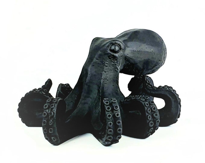 Octopus, Kraken, Octopus Statue, Ocean Decor, Steampunk Decor, Coastal ...