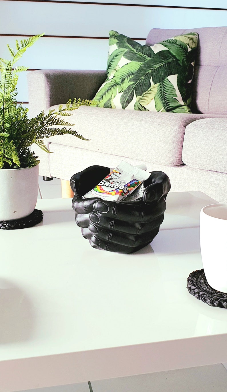 Hand Shaped Planter Bowl, Decorative Keepsake Dish - Etsy