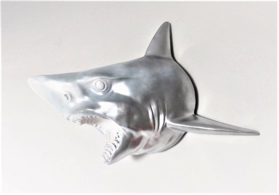 Items similar to Shark Wall Mount, Shark Head, Shark Decor, Taxidermy ...