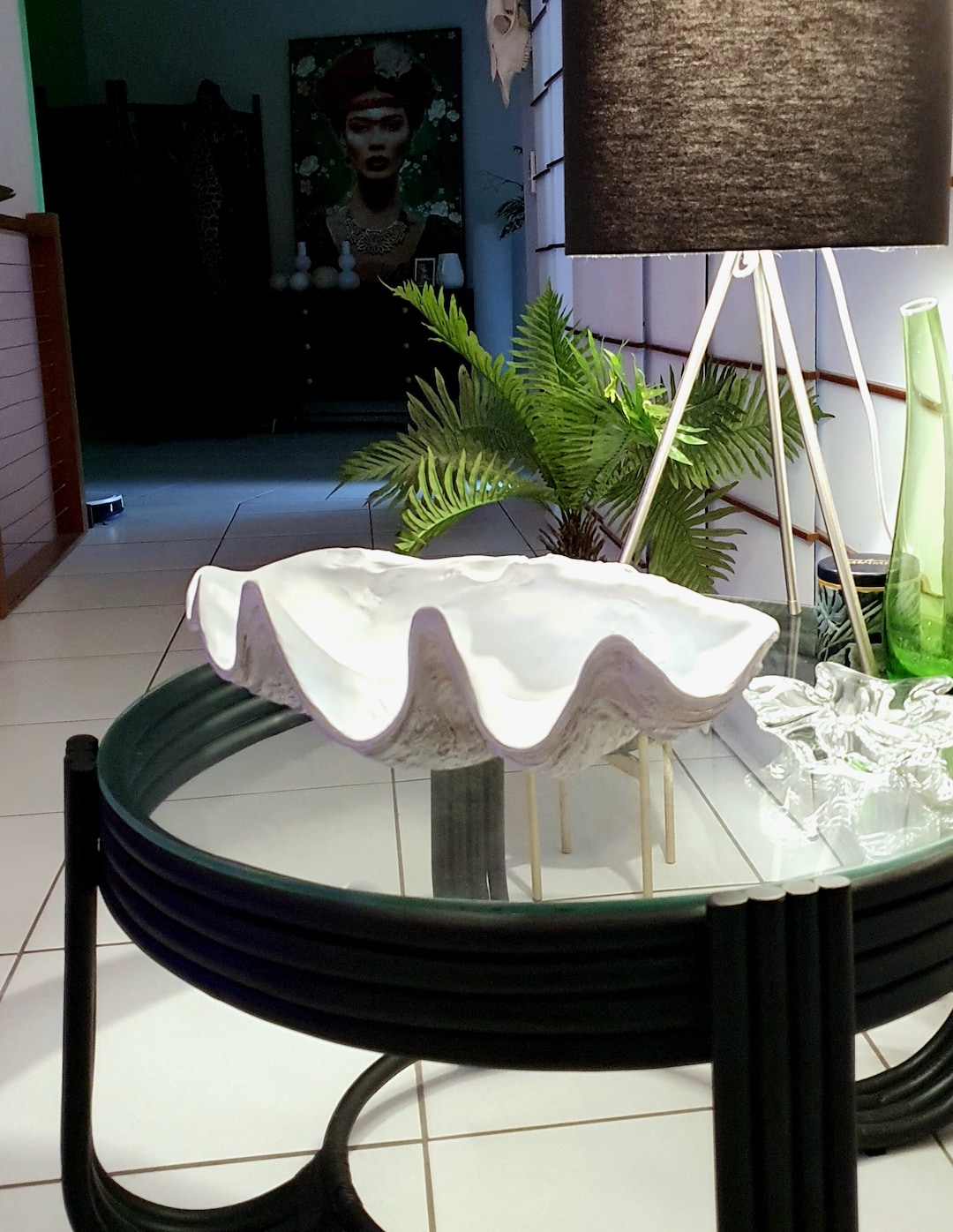 Giant White Clam Shell: Beach Wedding Centerpiece, Large Clam Bowl, - Etsy