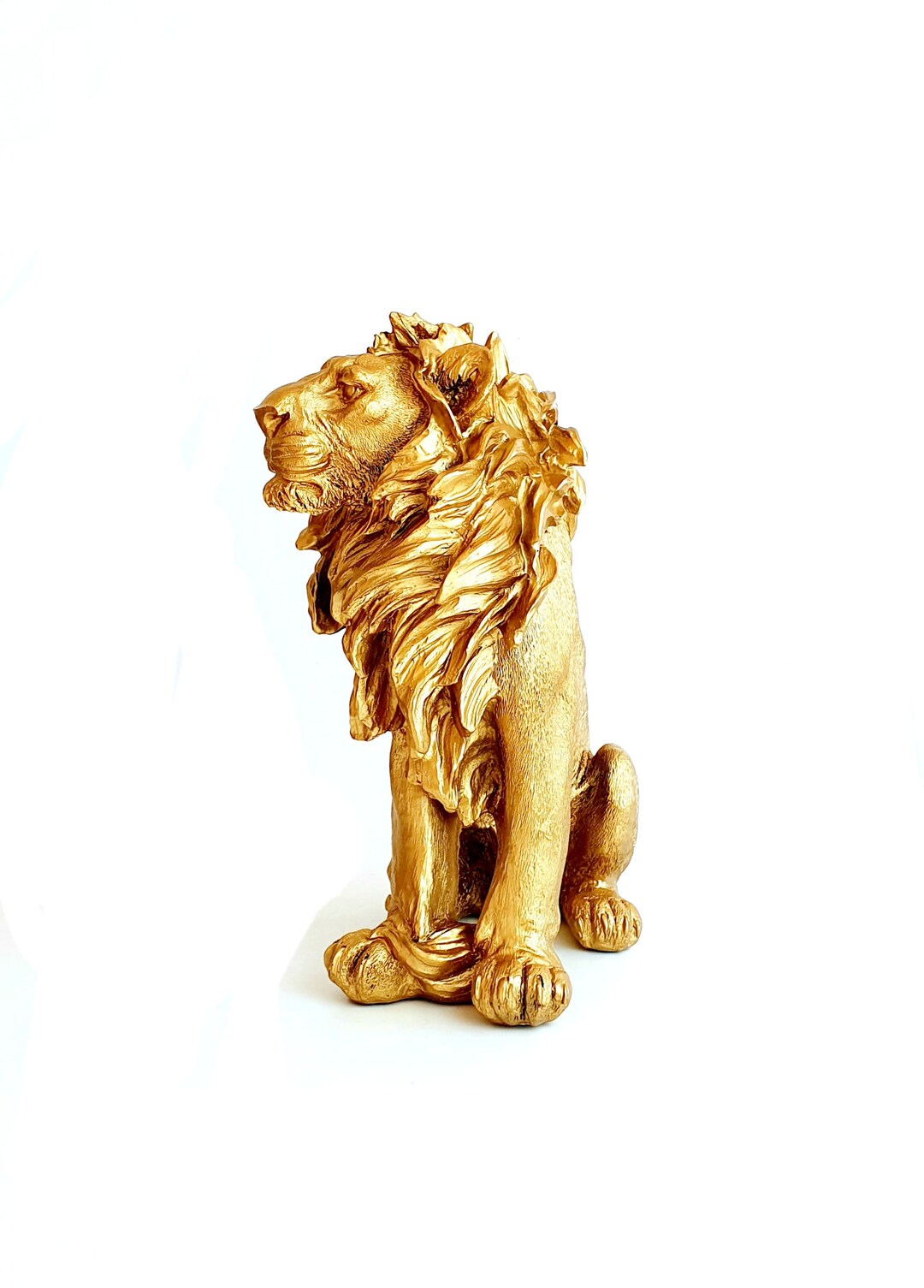 Lion Sculpture, Gift for a Leo, Zodiac Star Gift, Born in August Gift ...