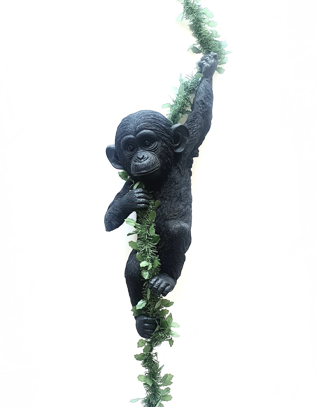 Chimpanzee Figurine, Hanging Nursery Decor, Nursery Decor, Jungle Decor ...