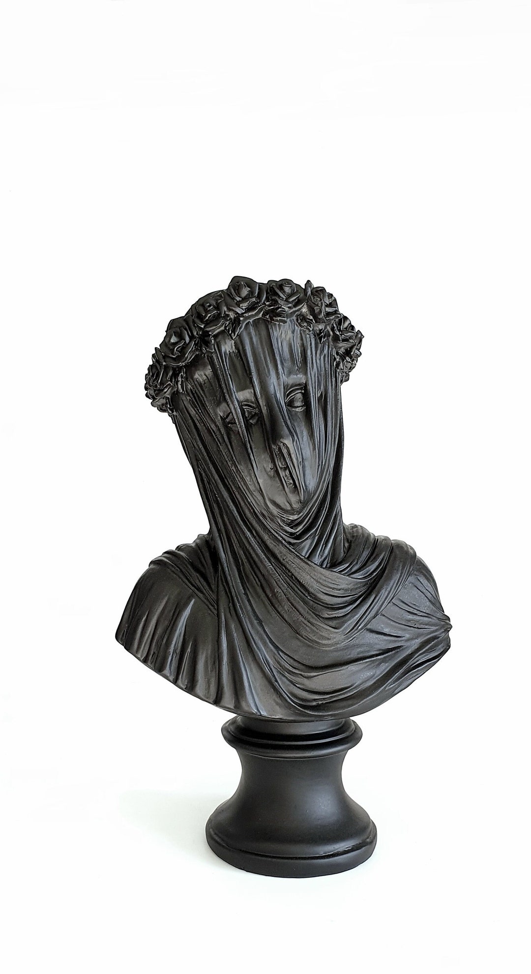 Gothic Decor, Veiled Lady Statue, Gothic Halloween, Halloween Decor ...