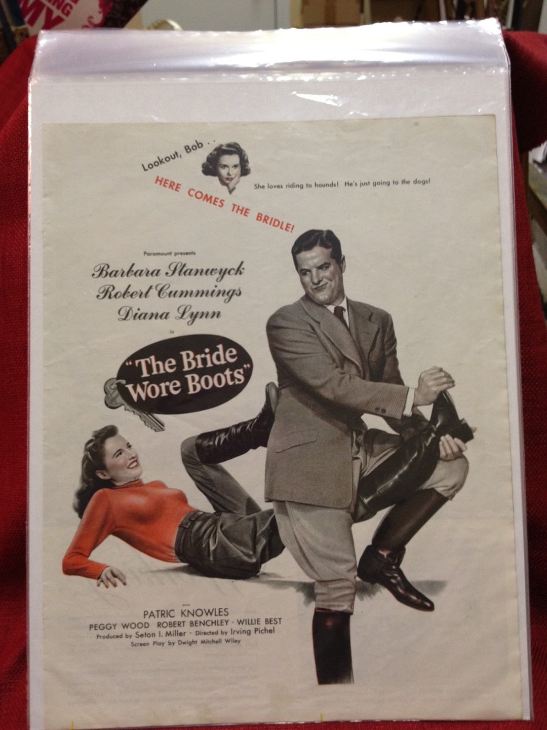 Movie the Bride Wore Boots Full Page Ad in June 1946 Look Mag Barbara ...
