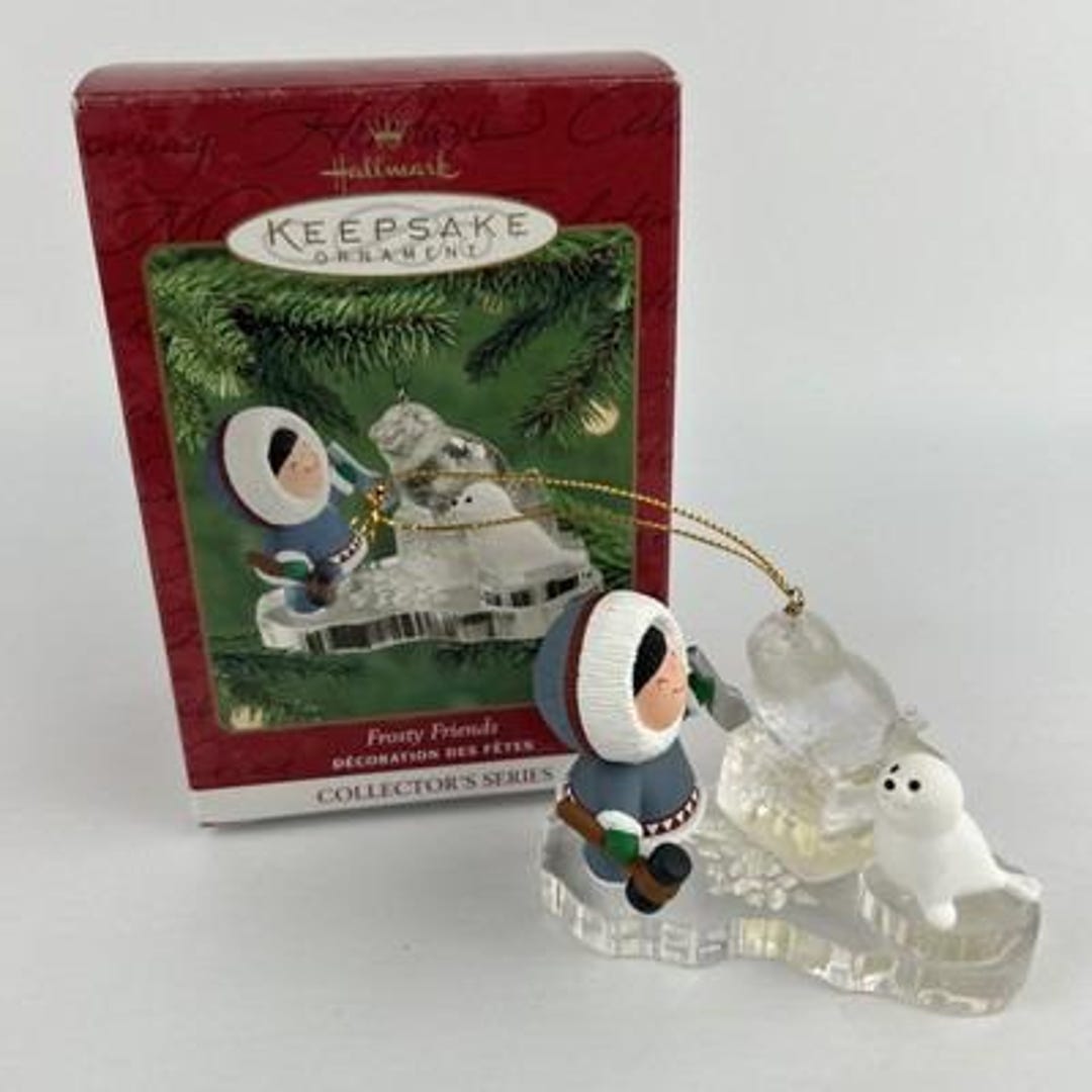 2000 Hallmark Frosty Friends Eskimo Christmas Ornament With BOX #21 in ...