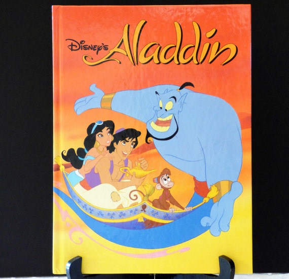 1992 Disney's Aladdin Hardcover Book | Etsy