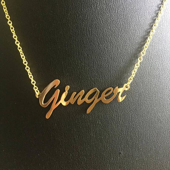 16 Ginger' necklace | Etsy
