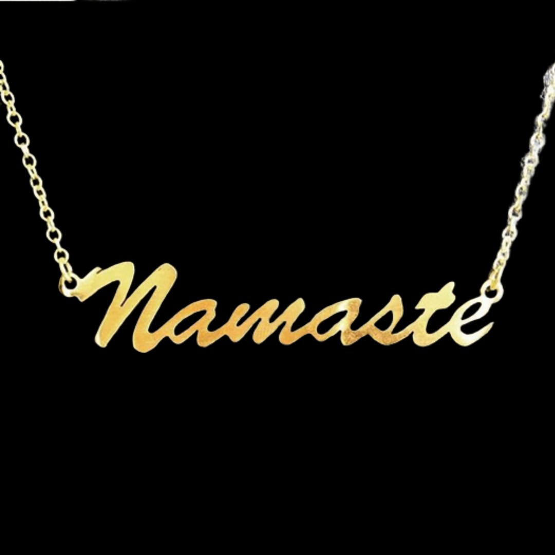 16 'namaste' Necklace - Etsy