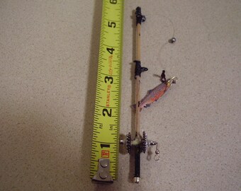 Miniature Fishing Pole - Etsy