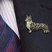 Cardigan Welsh Corgi Brooch Solid Gold - Etsy
