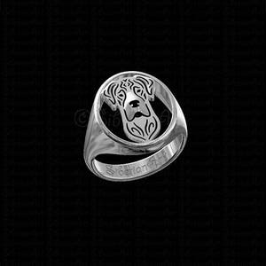 Great Dane Ring Sterling Silver 925 Gift for Dog Lovers - Etsy