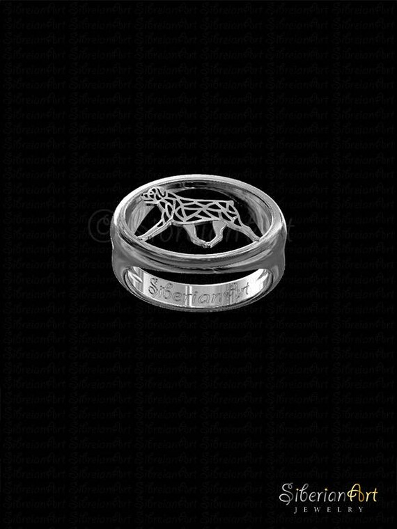 Rottweiler Movement Ring Sterling Silver 925 Gift for Dog | Etsy