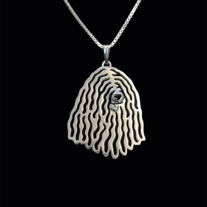 Puli Sterling Silver Pendant and Necklace. - Etsy