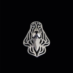 English Cocker Spaniel Brooch Sterling Silver - Etsy