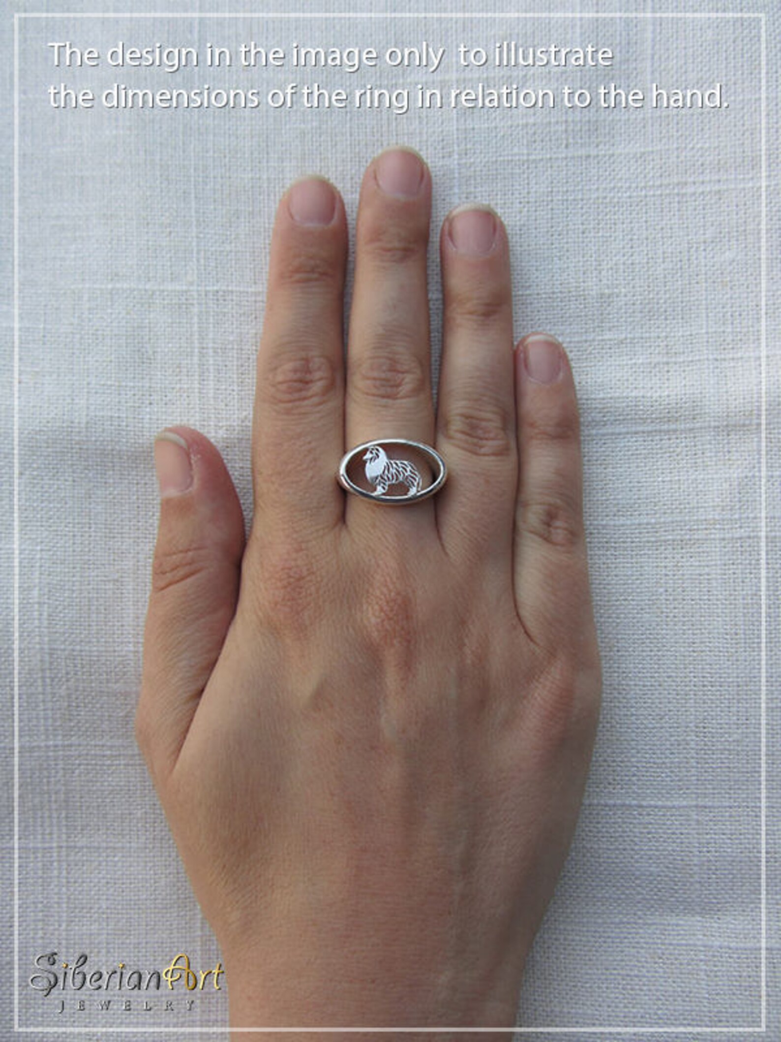 Smooth Chow Chow ring sterling silver 925 gift for dog | Etsy