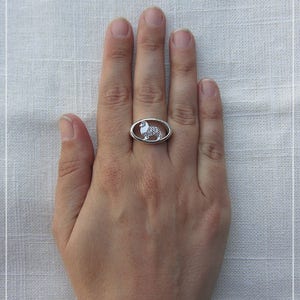 Smooth Chow Chow Ring Sterling Silver 925 Gift for Dog Lovers and ...