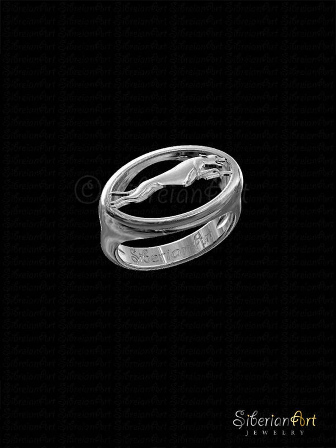 Whippet Ring Sterling Silber 925 Geschenk für Hundeliebhaber und ...