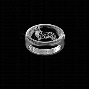 Cardigan Welsh Corgi Ring Sterling Silver 925 Gift for Dog Lovers and ...