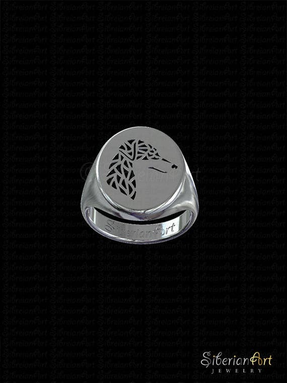 Doberman ring sterling silver 925 gift for dog lovers and | Etsy