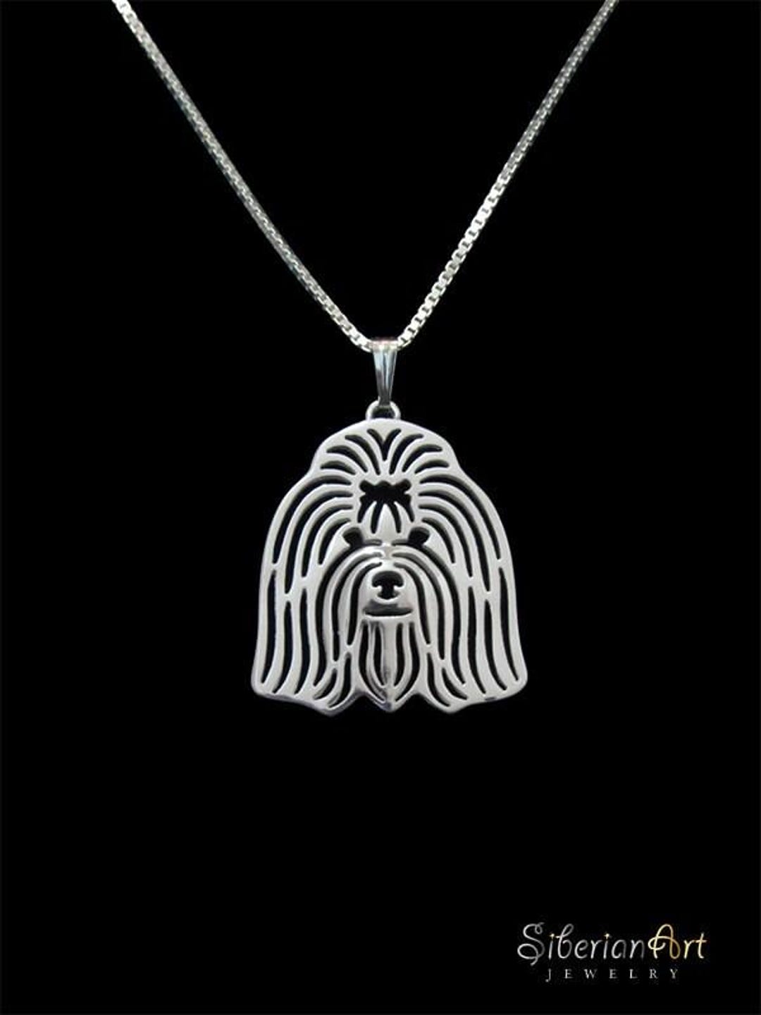Sterling Silver Coton De Tulear Necklace: Handmade Dog Memorial Jewelry ...