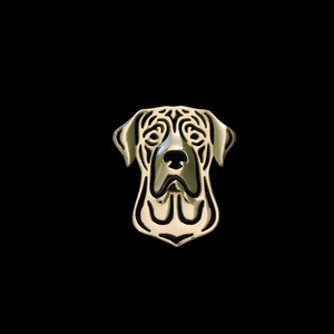 Tosa Inu Brooch Solid Gold - Etsy