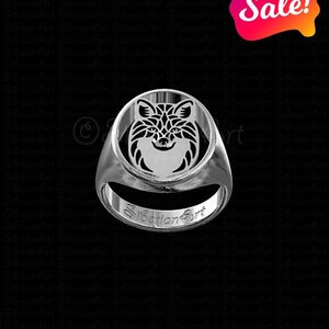 Red Fox Ring Sterling Silver 925 Gift for Animal Lovers - Etsy