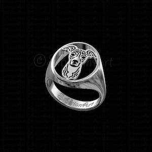 Italian Greyhound Ring Sterling Silver 925 Gift for Dog Lovers and ...