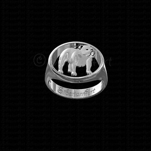 English Bulldog Ring Sterling Silver 925 Gift for Dog Lovers and Owners ...
