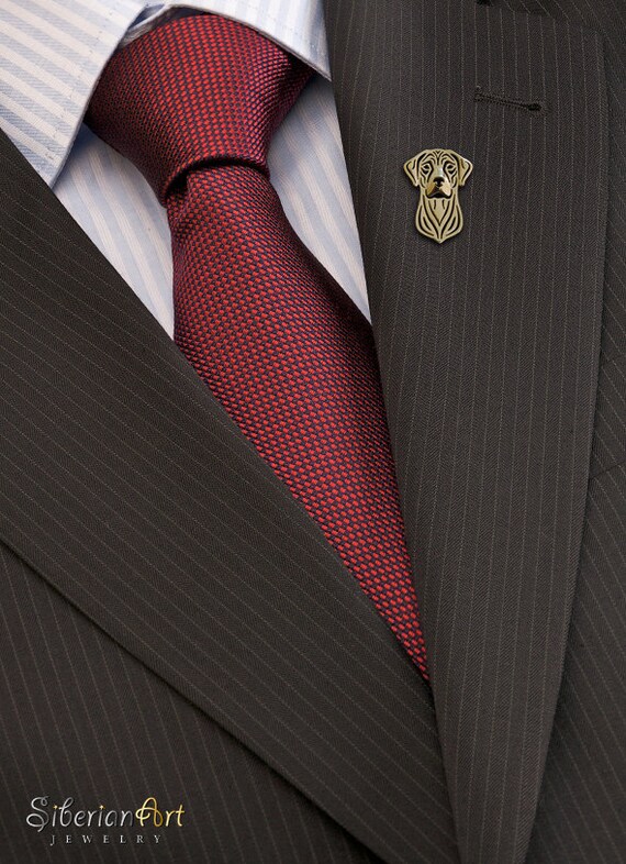 Rhodesian Ridgeback Brooch Solid Gold | Etsy