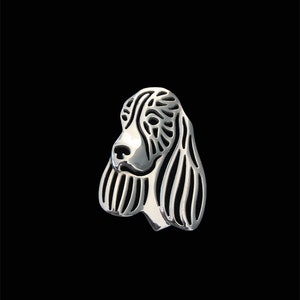 English Springer Spaniel Brooch Sterling Silver Pet Dog Springer ...