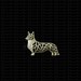 Cardigan Welsh Corgi Brooch Solid Gold - Etsy