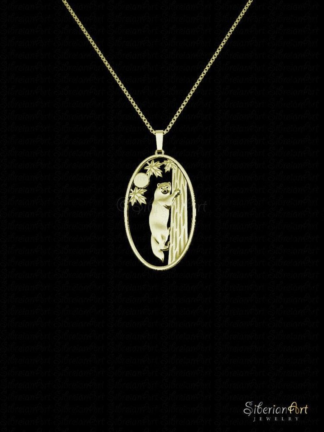 14k Gold Wolverine Pendant & Necklace - Etsy