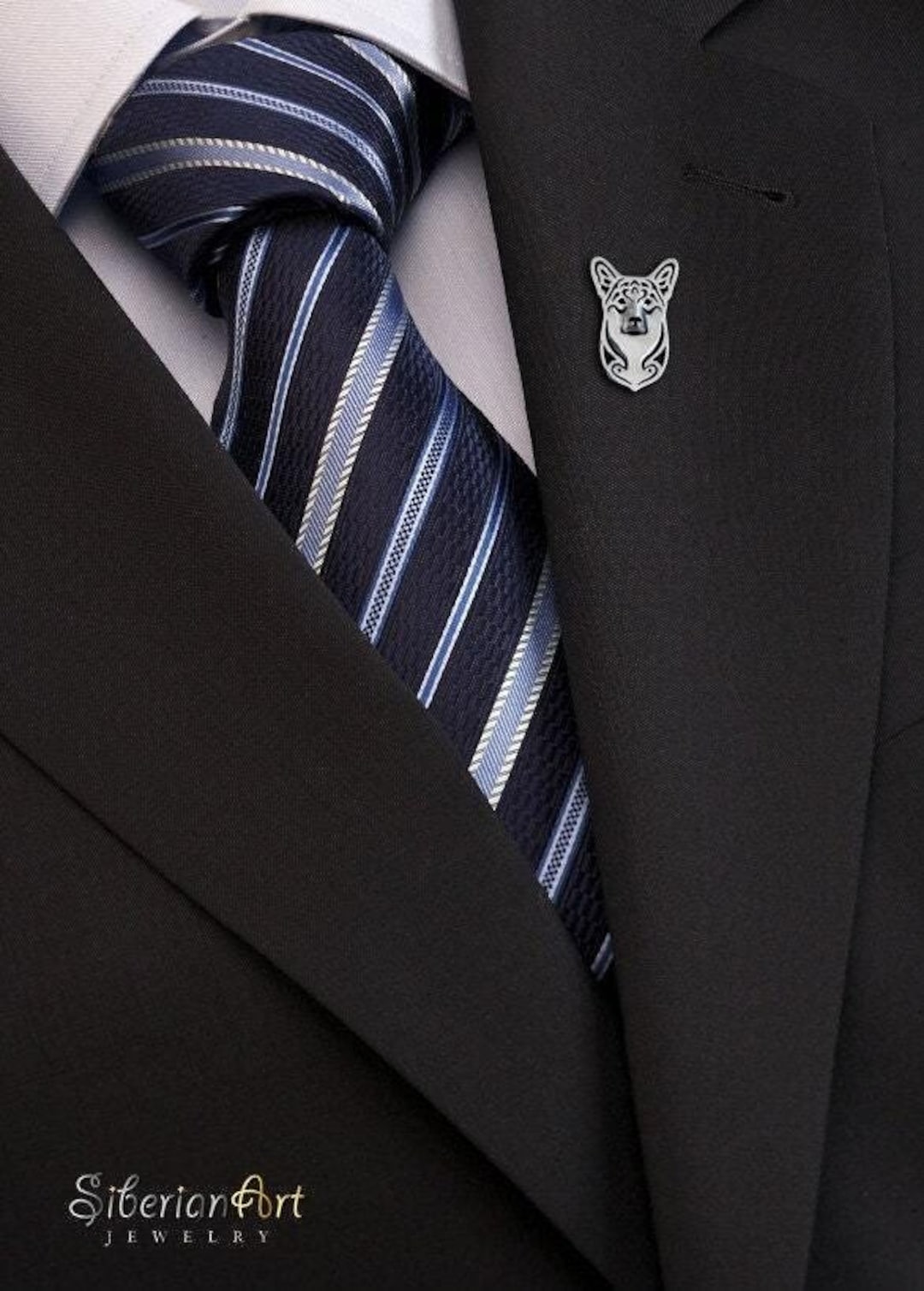 925 Sterling Silver Pembroke Welsh Corgi Brooch Gift for Dog Lovers Dog ...