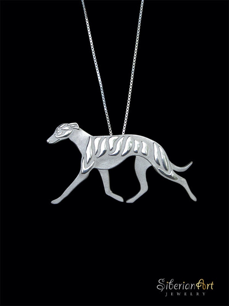 Whippet Movement Jewelry Sterling Silver Pendant and - Etsy UK