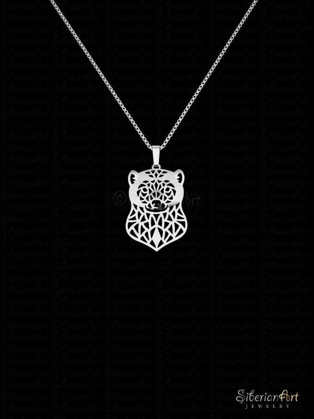925 Sterling Silver Wild Wolverine Wolverine Necklace Gift for ...