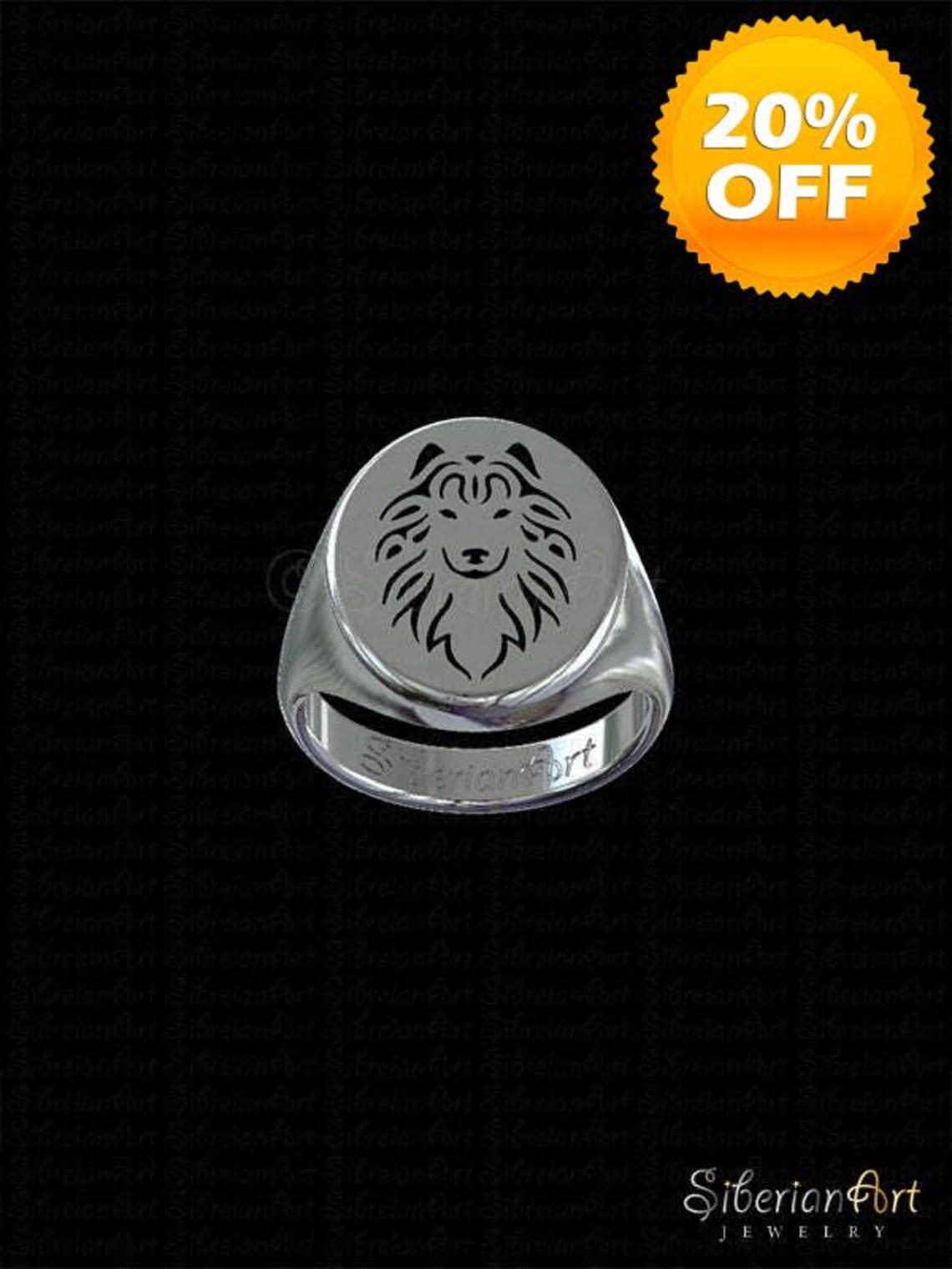 Samoyed Ring Sterling Silver 925 Gift for Dog Lovers and - Etsy